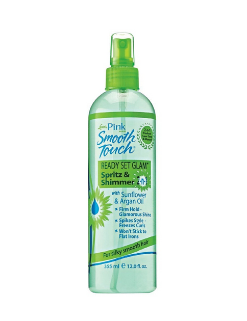 Luster's Pink Smooth Touch Ready Set Glam Spritz & Shimmer 12oz | AVA ...